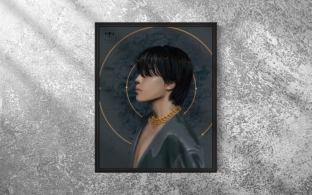 BTS Jimin FACE Art Bts Jimin Fanart Bts Jimin Jimin Face - Etsy