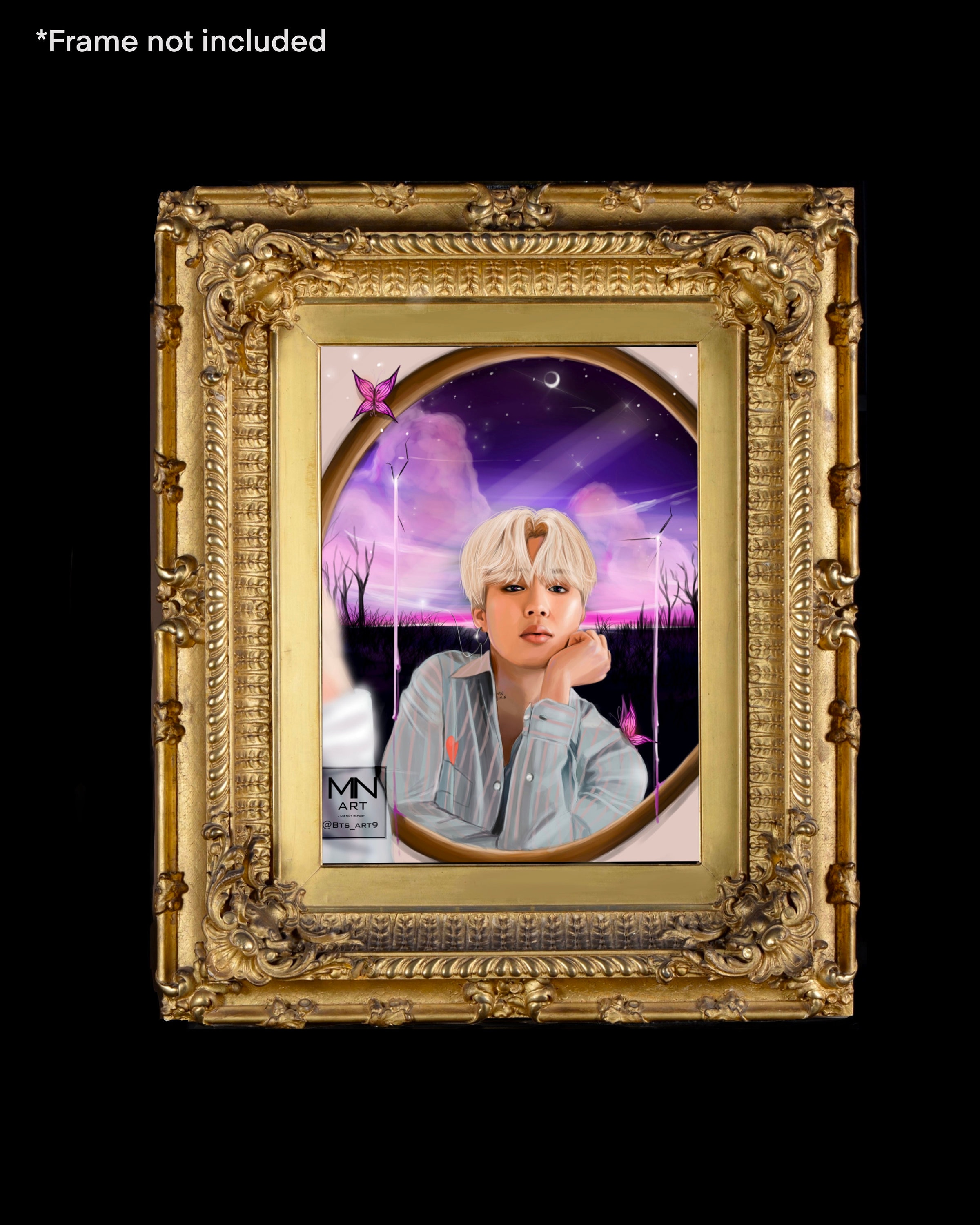 BTS Jimin Fan Art Print K Pop Jimin Art Print BTS Jimin | Etsy