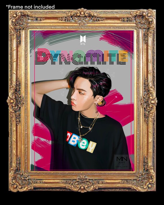BTS J-hope Dynamite Art Print BTS Jhope Fanart BTS Gift - Etsy