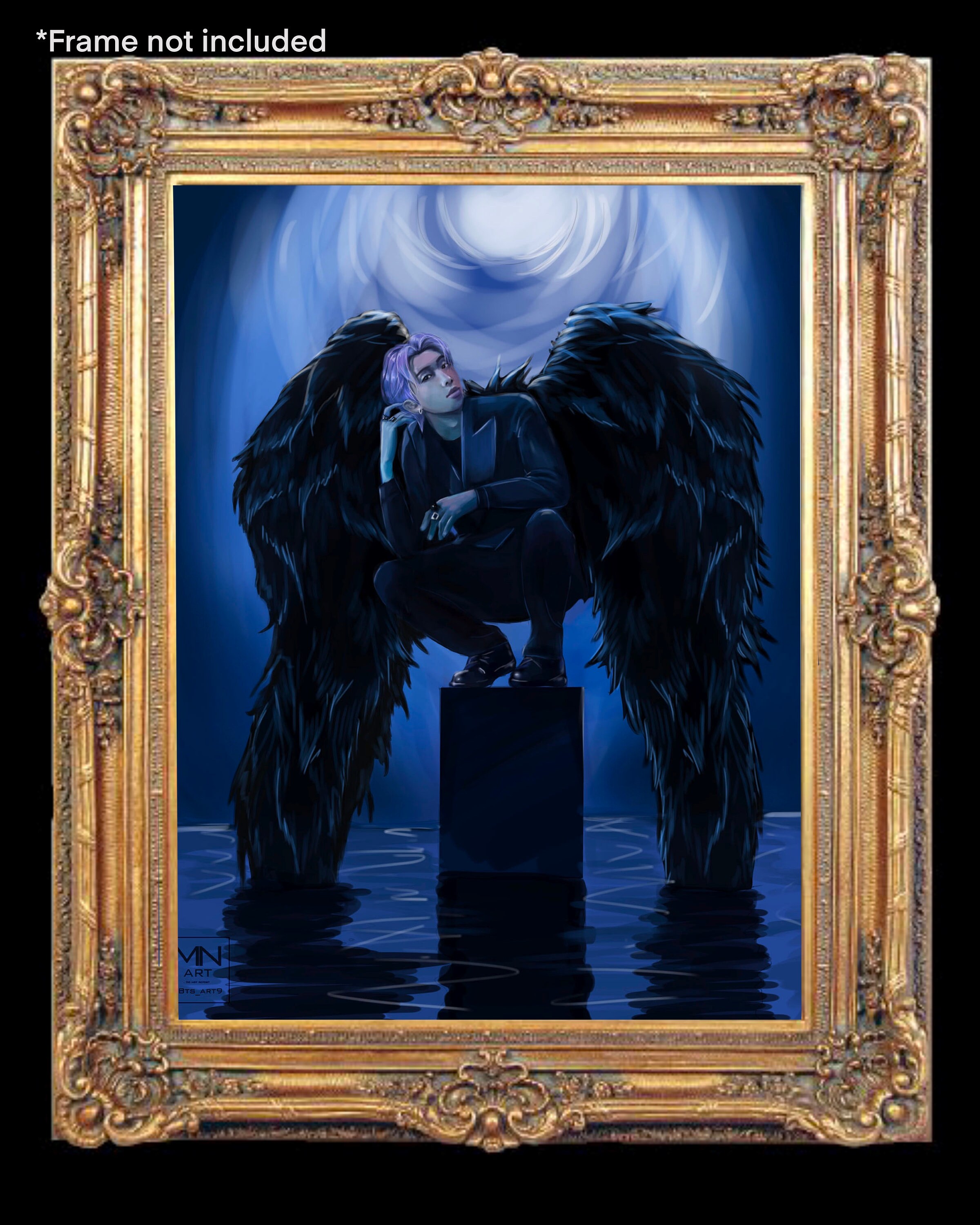 BTS RM Fan Art Print Kpop BTS Kim Namjoon Fan Art Print | Etsy