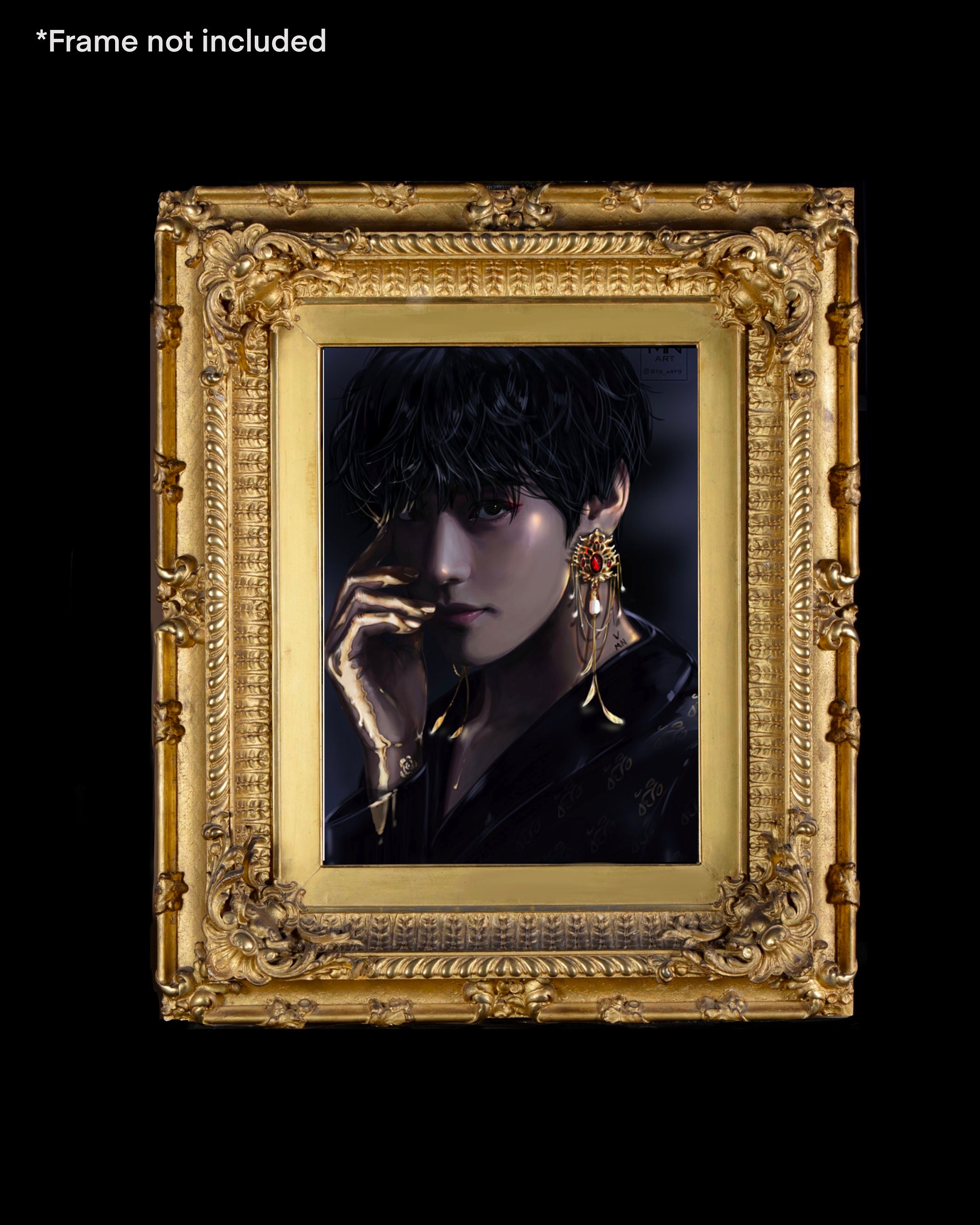 BTS V Fan Art Print Kpop BTS Kim Taehyung Fan Art Print - Etsy Canada