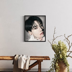 BTS JK Vampire Fanart, Bts JK Fanart, Bts Gift, Bts Jungkook - Etsy