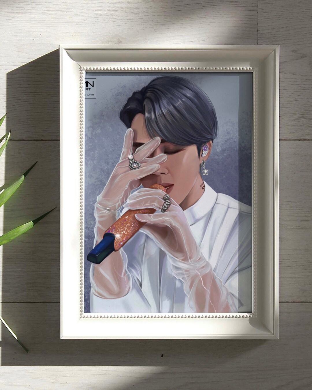 BTS Jimin Fanart Kpop Fan Art, BTS Wall Decor Army Gift, Jimin Art Print - Etsy