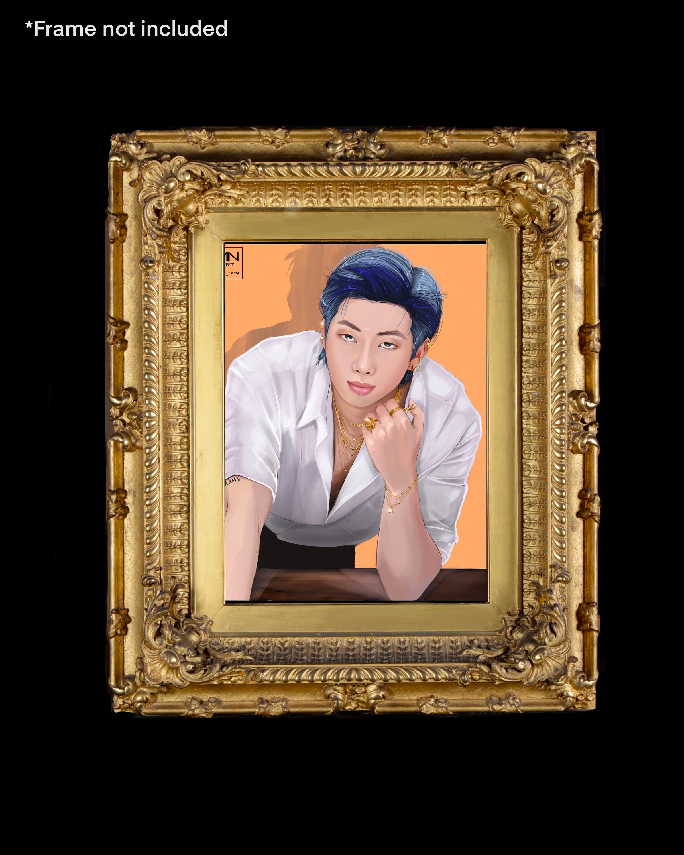 Bts RM Art Print Kim Namjoon Art Print Bts Prints Christmas - Etsy