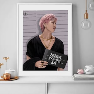 Bts RM Butter Fan Art, Bts RM Fan Art, Bts RM Digital Art, Bts Wall Art ...