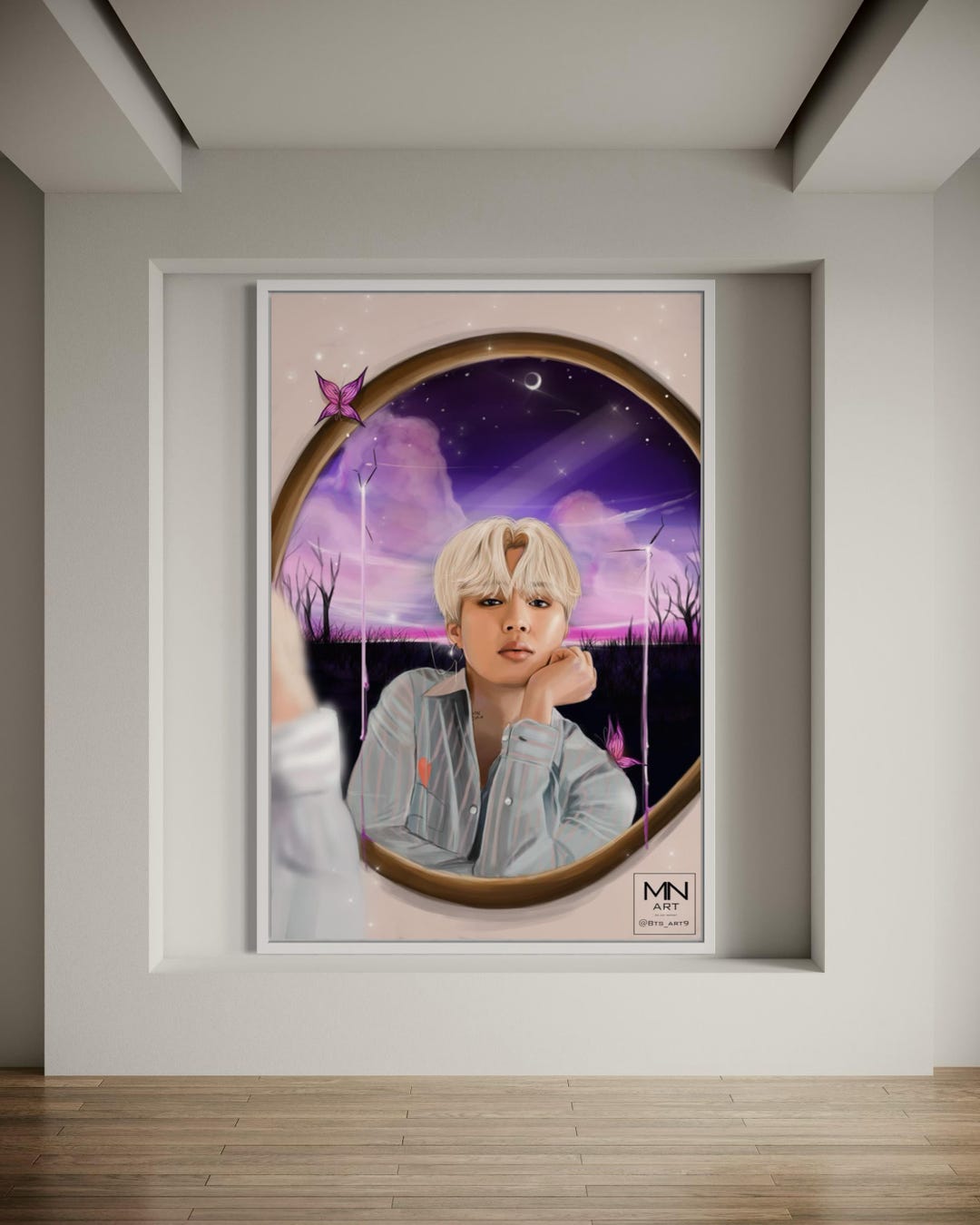 BTS Jimin Fan Art Print | K Pop Jimin Art Print | BTS Jimin Digital Art Print, - Etsy
