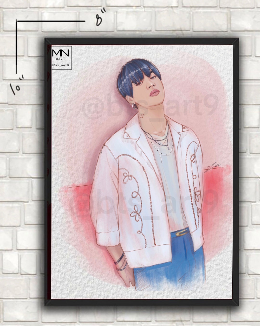 Bts Jimin Fan Art, Bts Jimin Print, Bts Butter, Jimin Fan Art, Bts ...