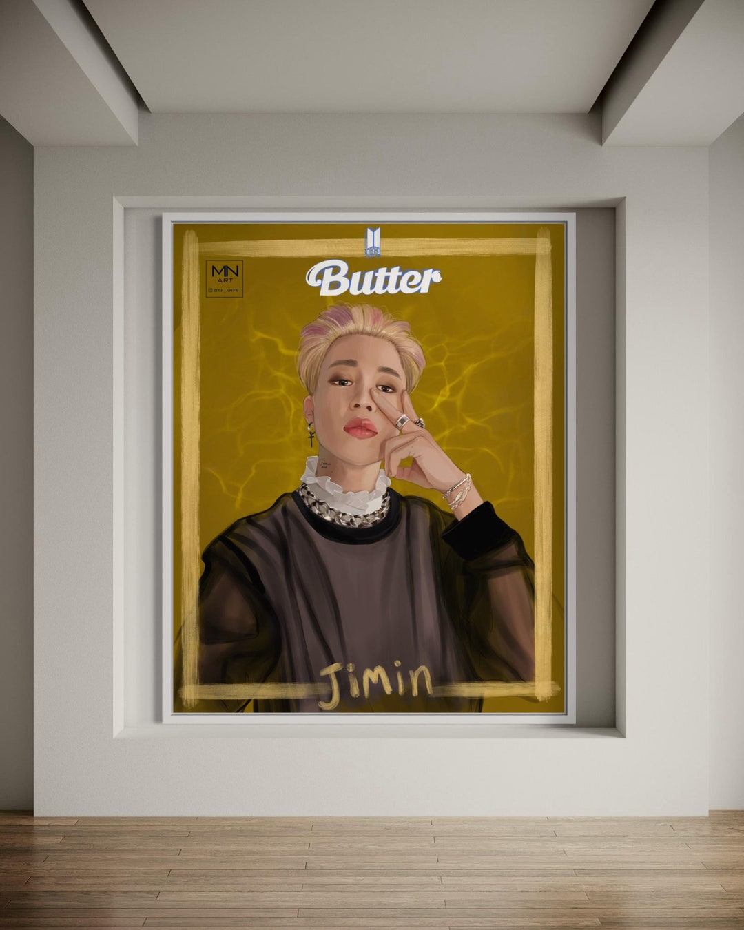 Bts Butter Jimin Fanart, Bts Jimin Art Print, Bts Butter Fanart, Bts Prints, Bts Army Gift - Etsy