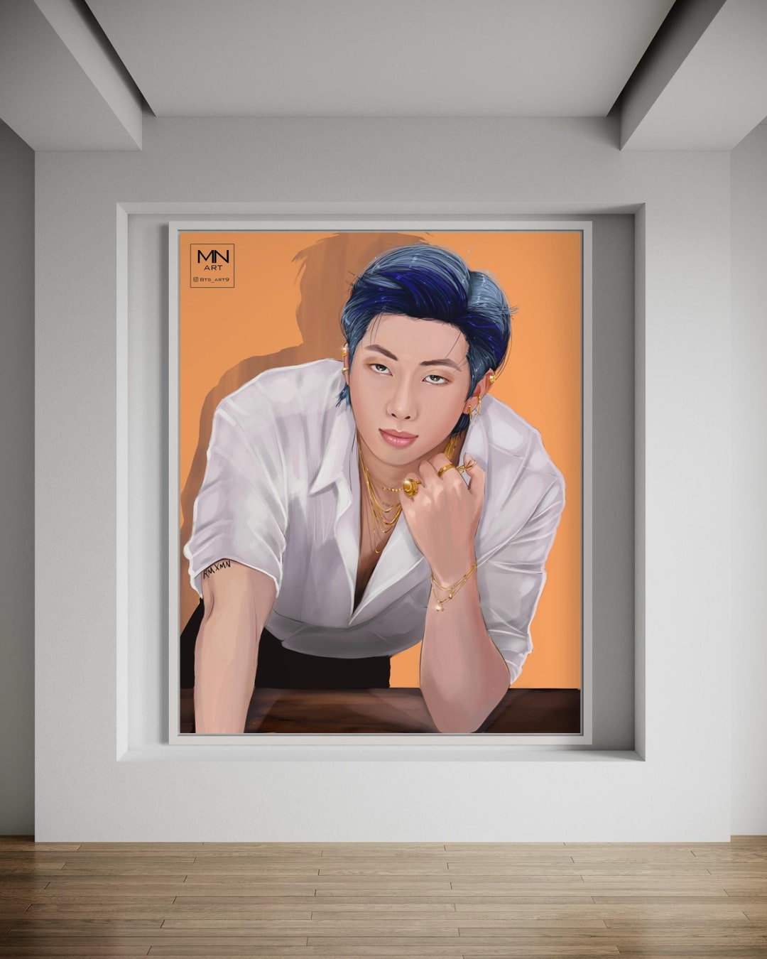 Bts RM Art Print, Kim Namjoon Art Print, Bts Prints, Bts Army Gift - Etsy