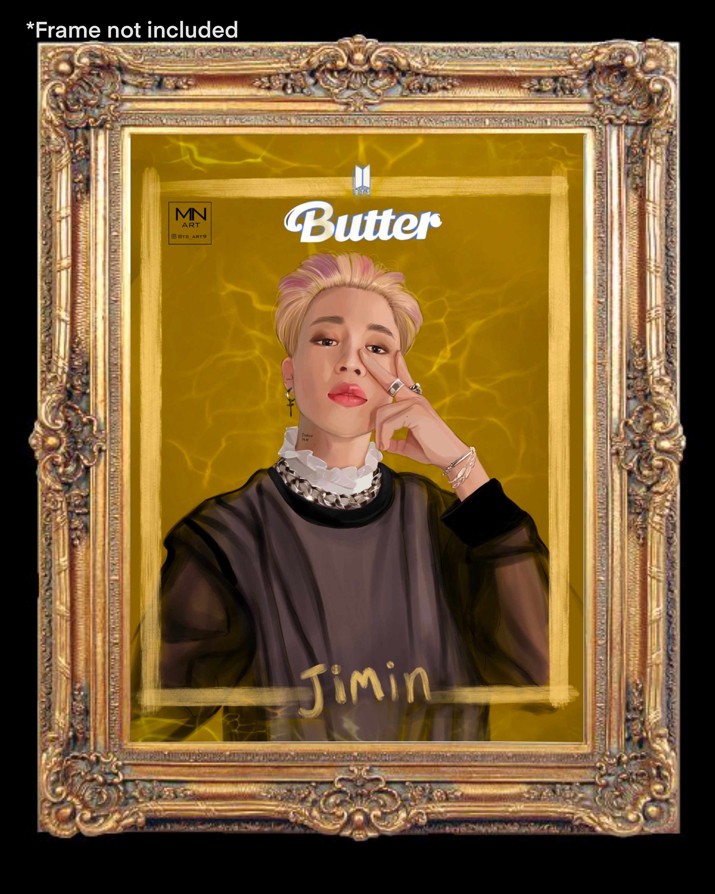 Bts Butter Jimin Fanart Bts Jimin Art Print Bts Butter - Etsy