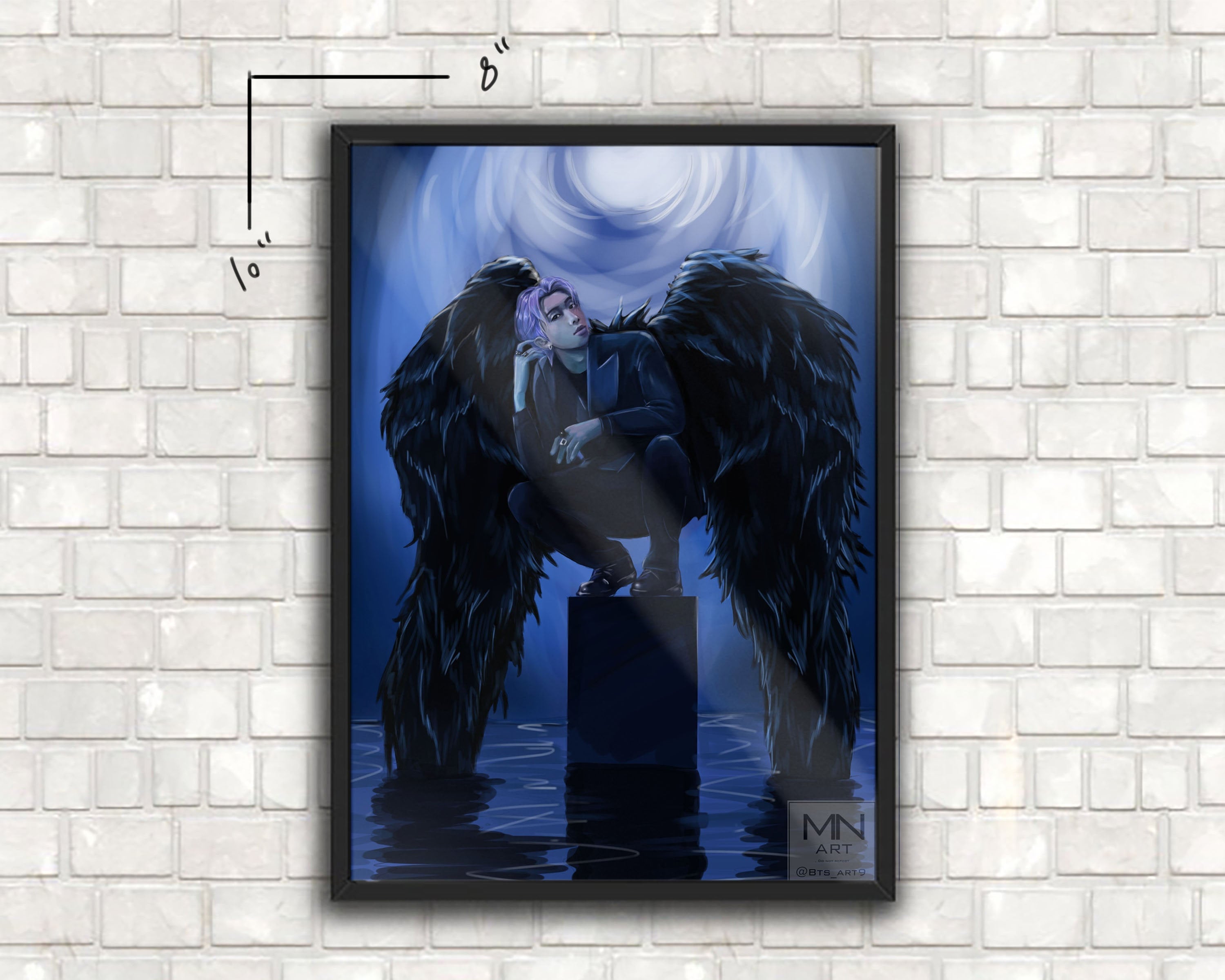 BTS RM Fan Art Print Kpop BTS Kim Namjoon Fan Art Print | Etsy