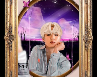 Jimin Promise Print Digital Download BTS Park Jimin Poster - Etsy