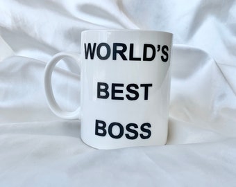 World's Best Boss Coffee Mug the Office Dunder Mifflin - Etsy