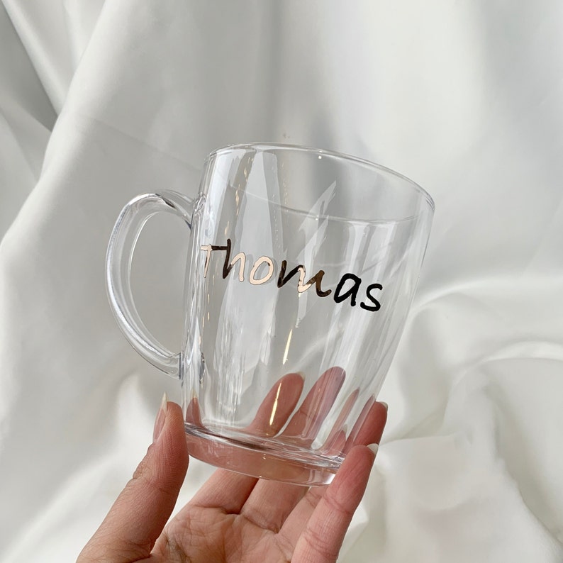 Custom Glass Mug - Etsy