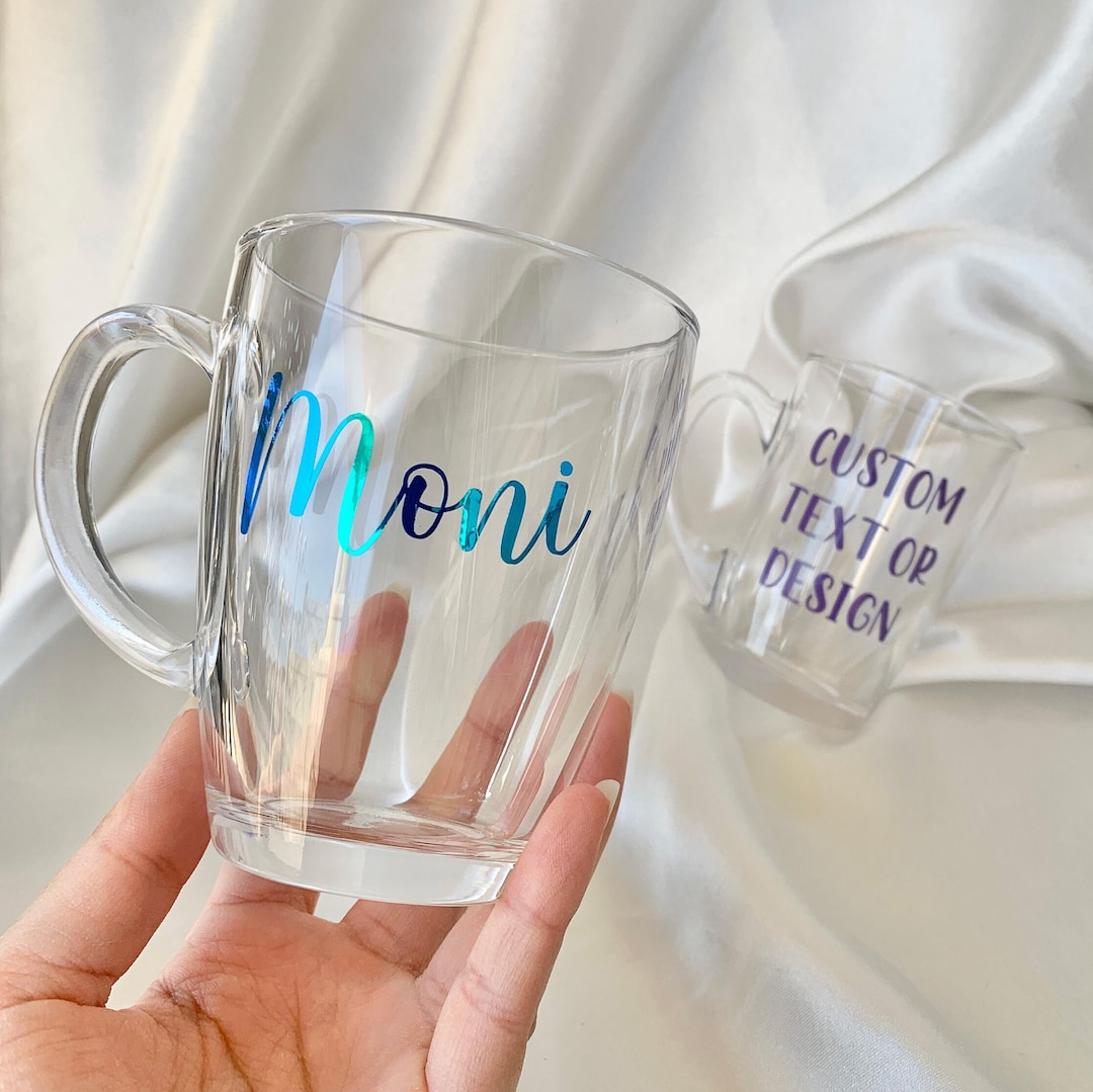 Custom Glass Mug - Etsy