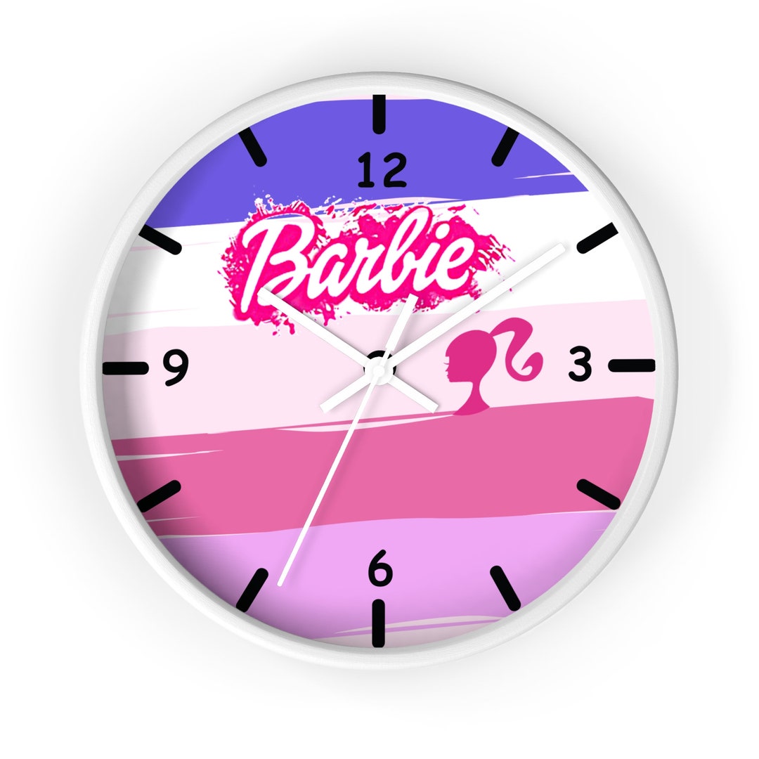 Barbie Wall Clock Wall Decor Living Room Decor - Etsy