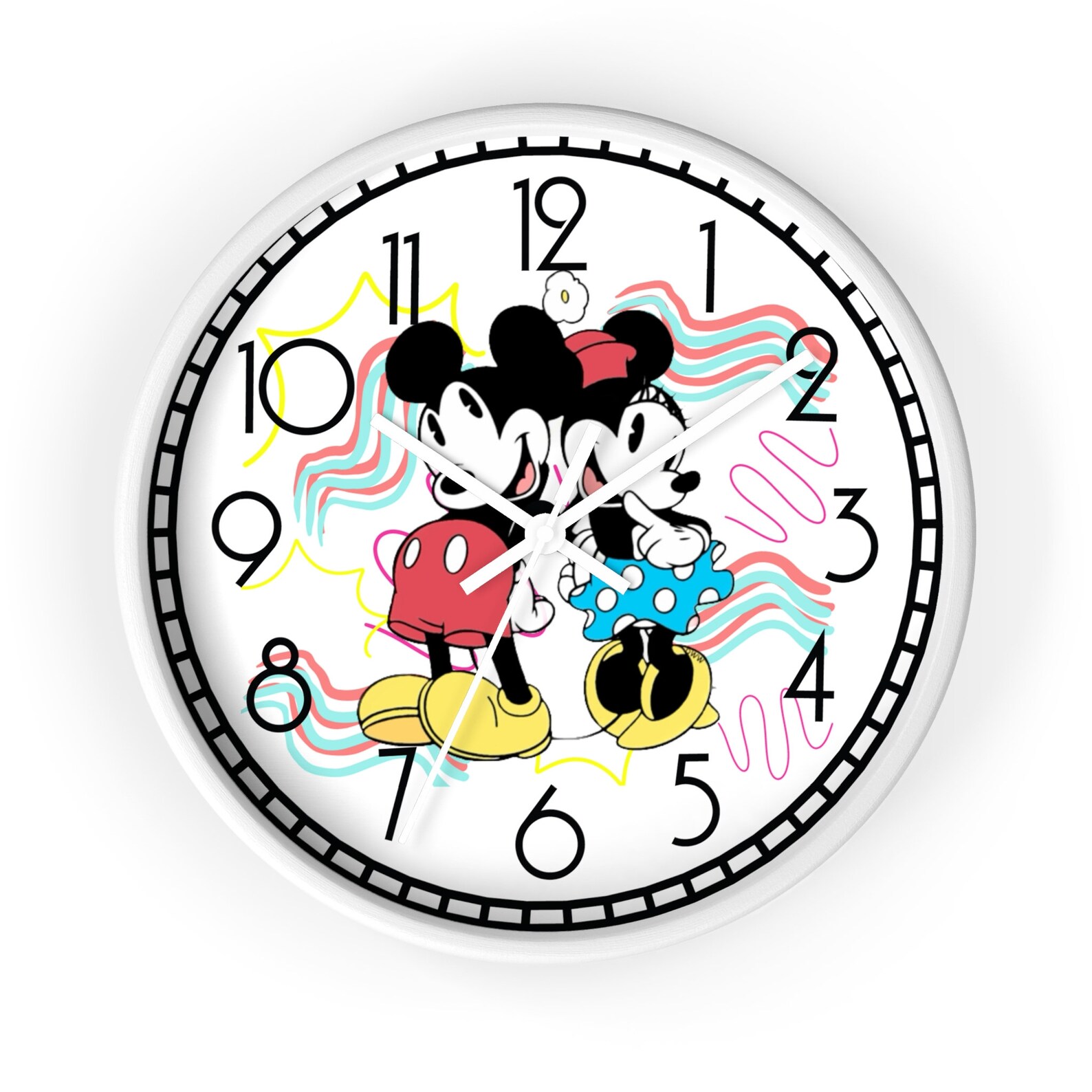 Mickey Wall Clock, Wall Decor, Living Room Decor - Etsy