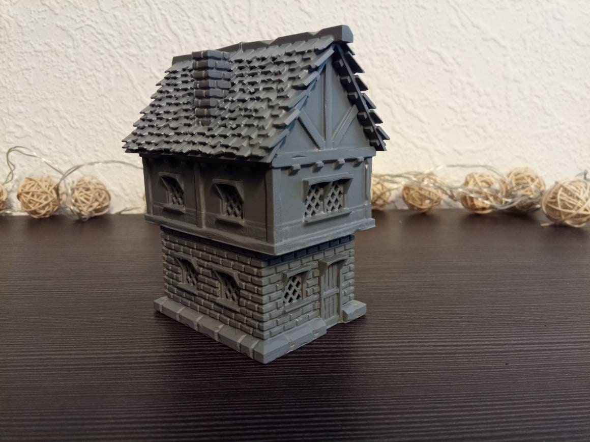 Tabletop Building Medieval Houses - Etsy