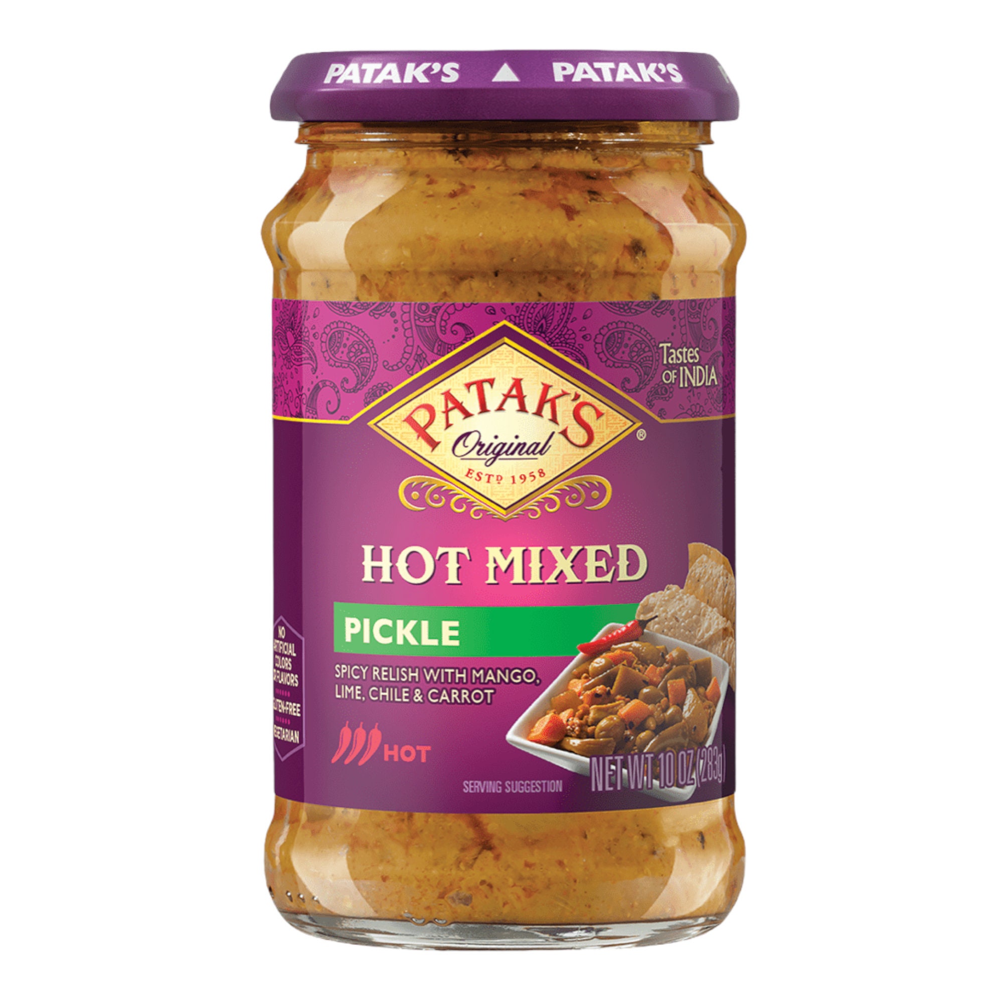 Patak's Pickles (relish) Mix N Match Non GMO 10oz Jar - Etsy