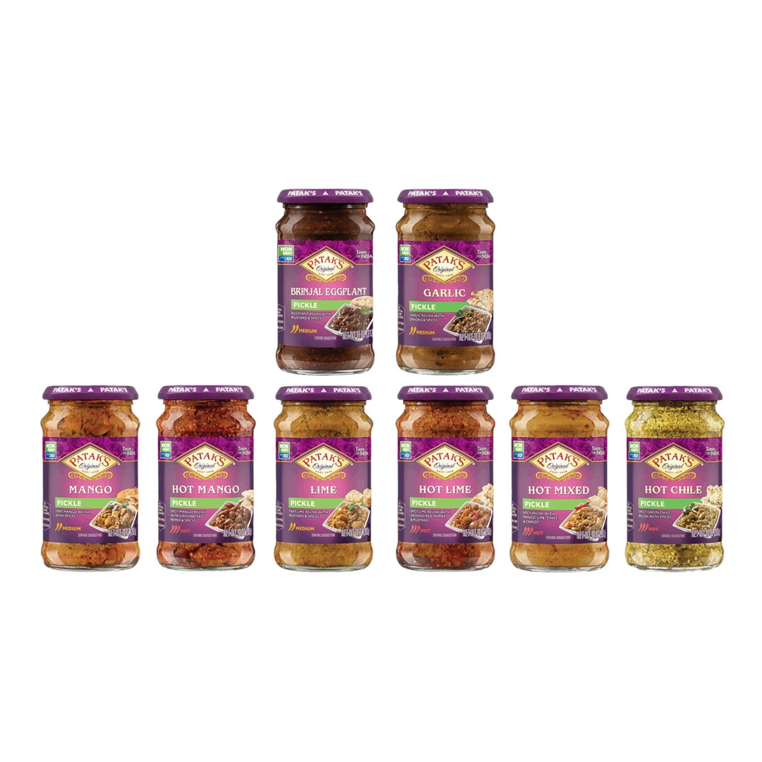 Patak's Pickles (relish) Mix N Match Non GMO 10oz Jar - Etsy
