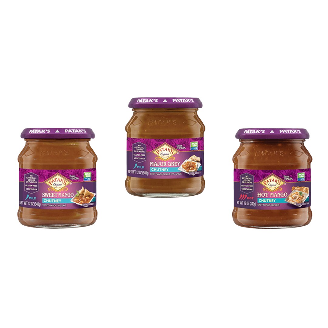 Patak's Chutney's Mix N Match Non GMO 12oz - Etsy