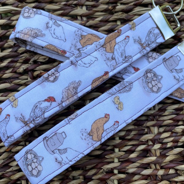 Chicken Key Chain - Etsy