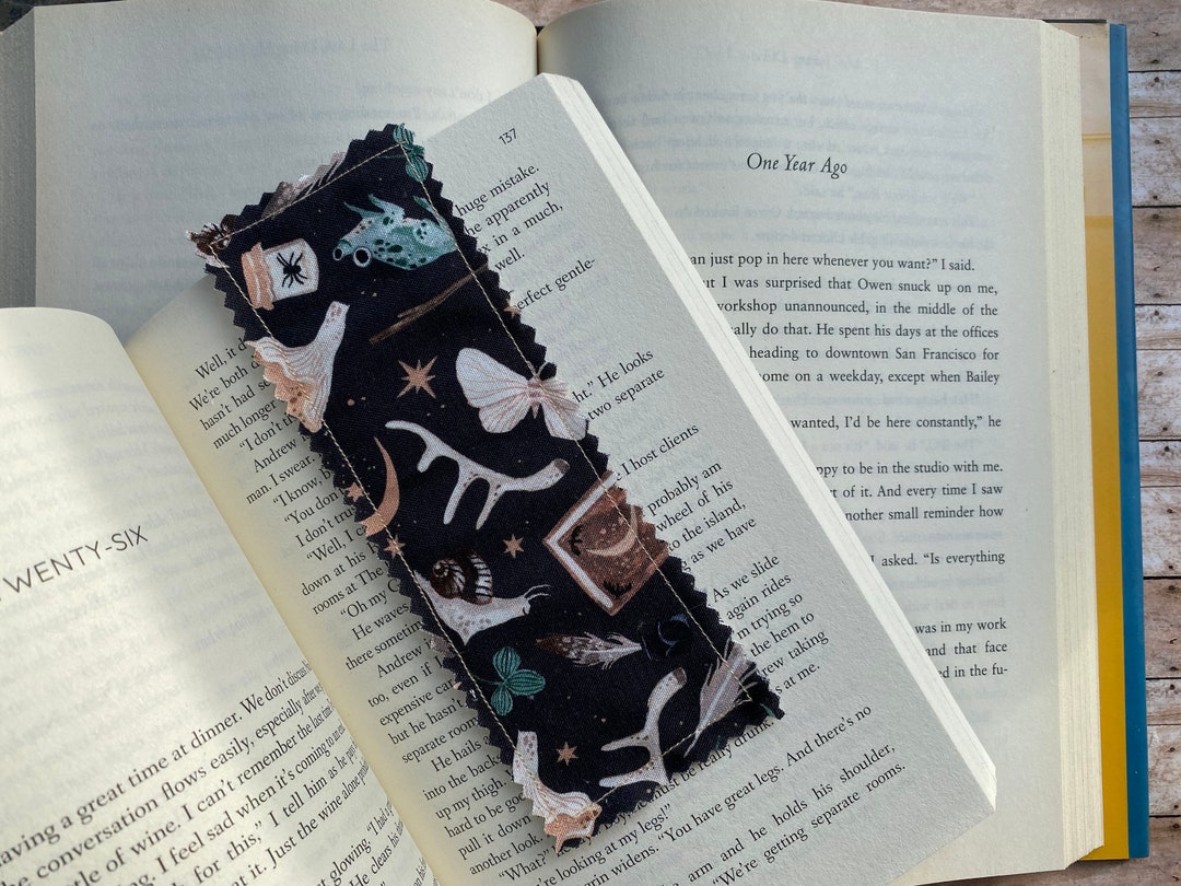 Spell Ingredient Fabric Bookmark | Witchy Bookmark | Halloween ...