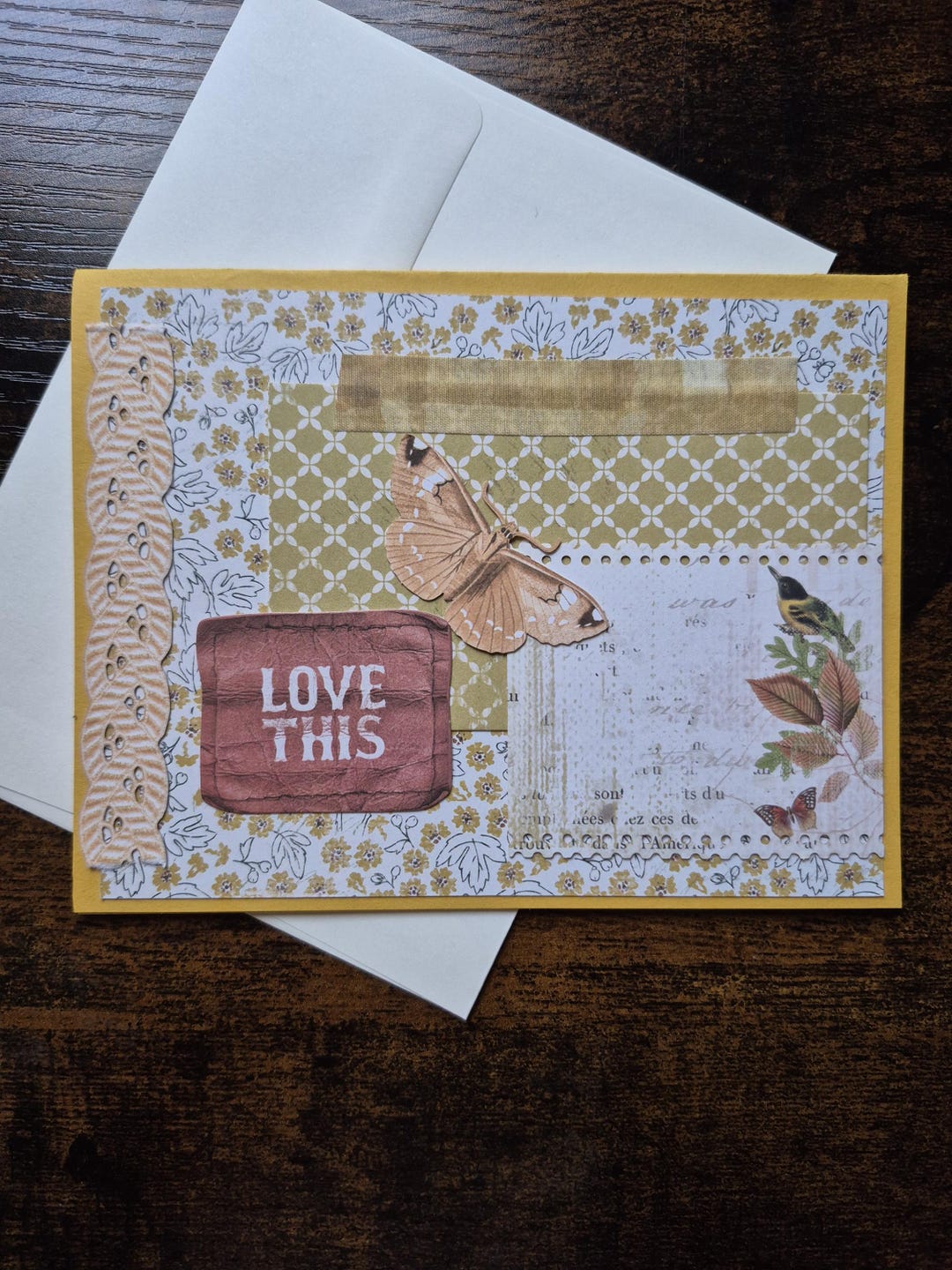 Handmade Boho Greeting Card: Vintage Inspired 4x6 Card - Etsy