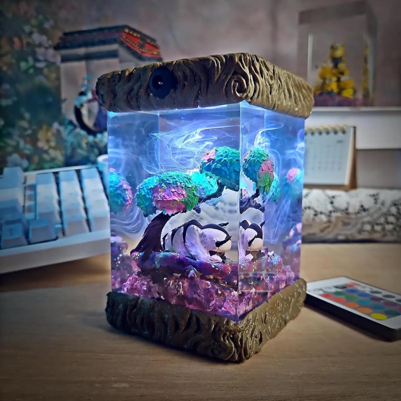 Appa Spirit Forest Resin Lamp, Avatar the Last Airbender LED Night ...