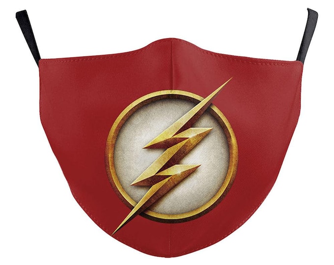 The Flash Face Mask Adult & Child W/ FILTER Included - Etsy