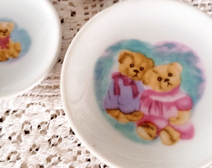Teddy Bear Tea Set, Tiny Tea Set - Etsy
