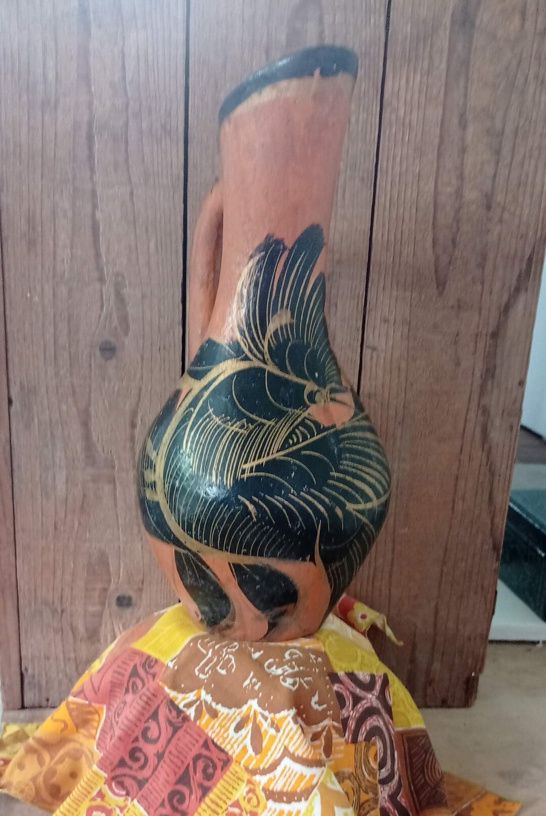 Fighting Rooster Stoneware Urn, 13" - Etsy