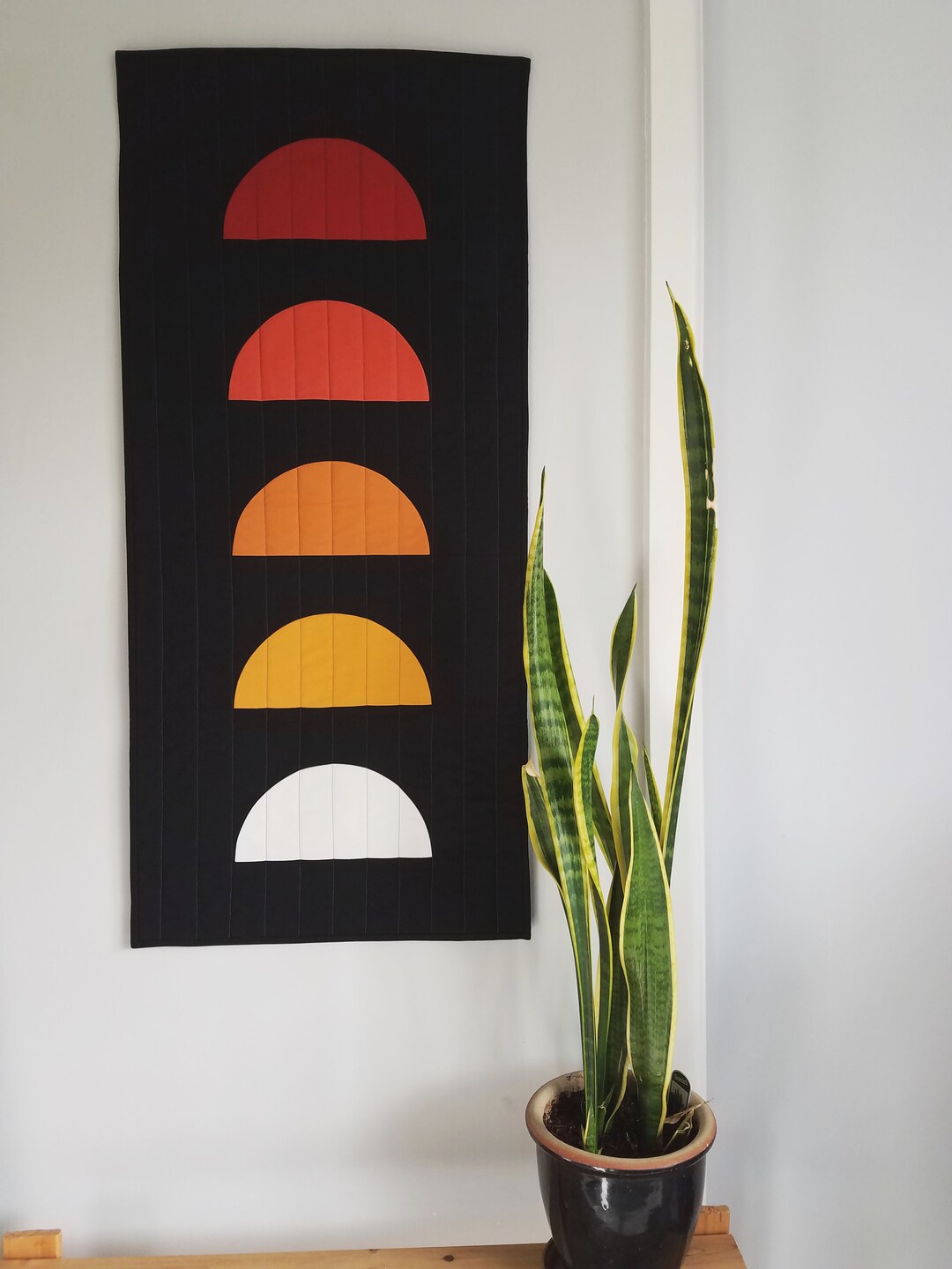 Modern Wall Hanging Textile Art Geometric Wall Hanging - Etsy