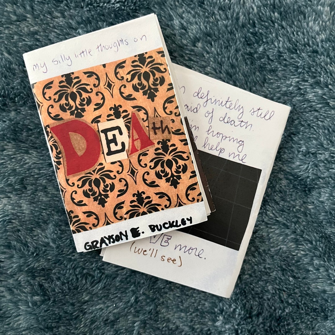 Collage Zine my Silly Little Thoughts on Death - Etsy