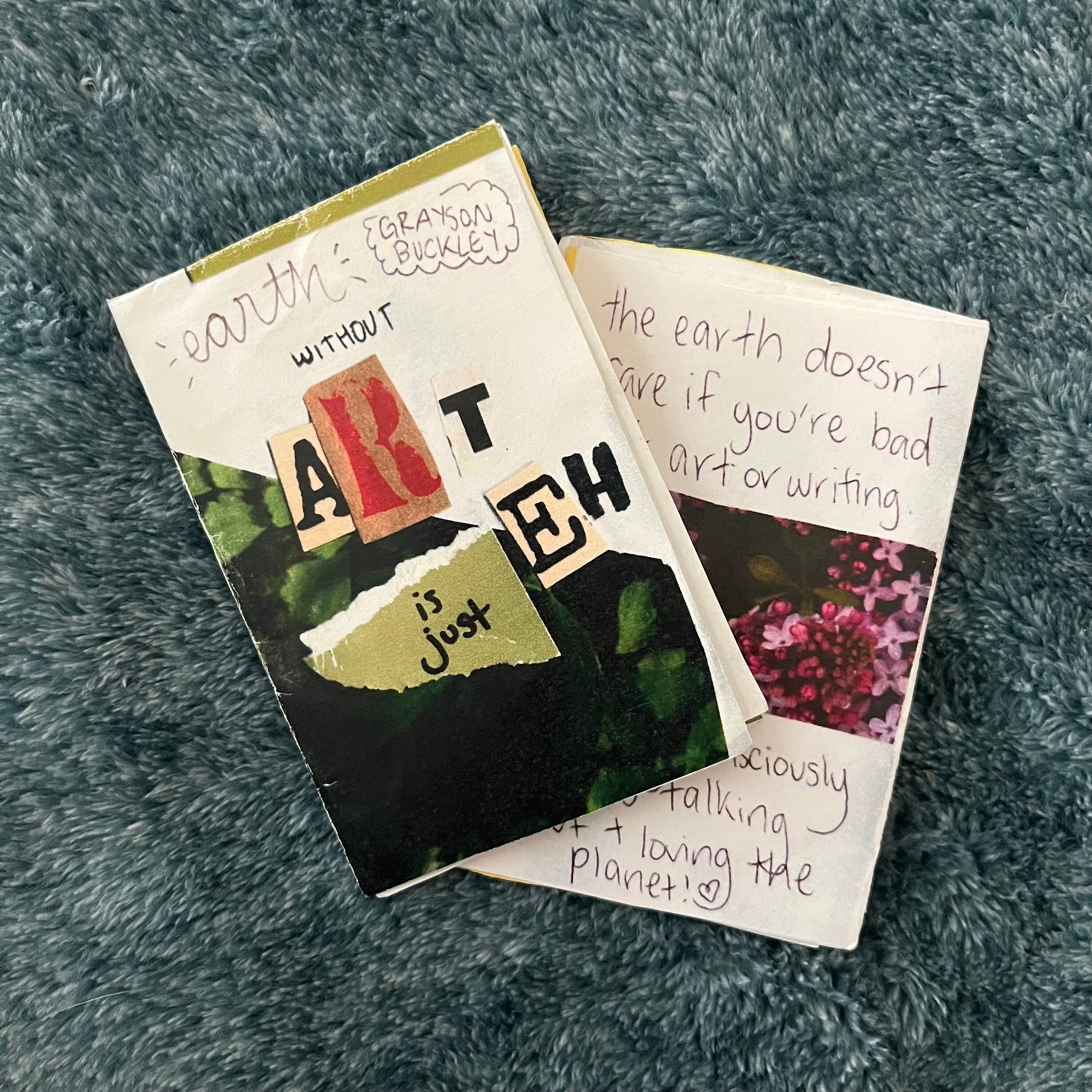 Collage Zine earth Without Art is Just Eh - Etsy