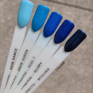 Boulder Navy Blue Dip Powder the Colorado Winter Collection - Etsy