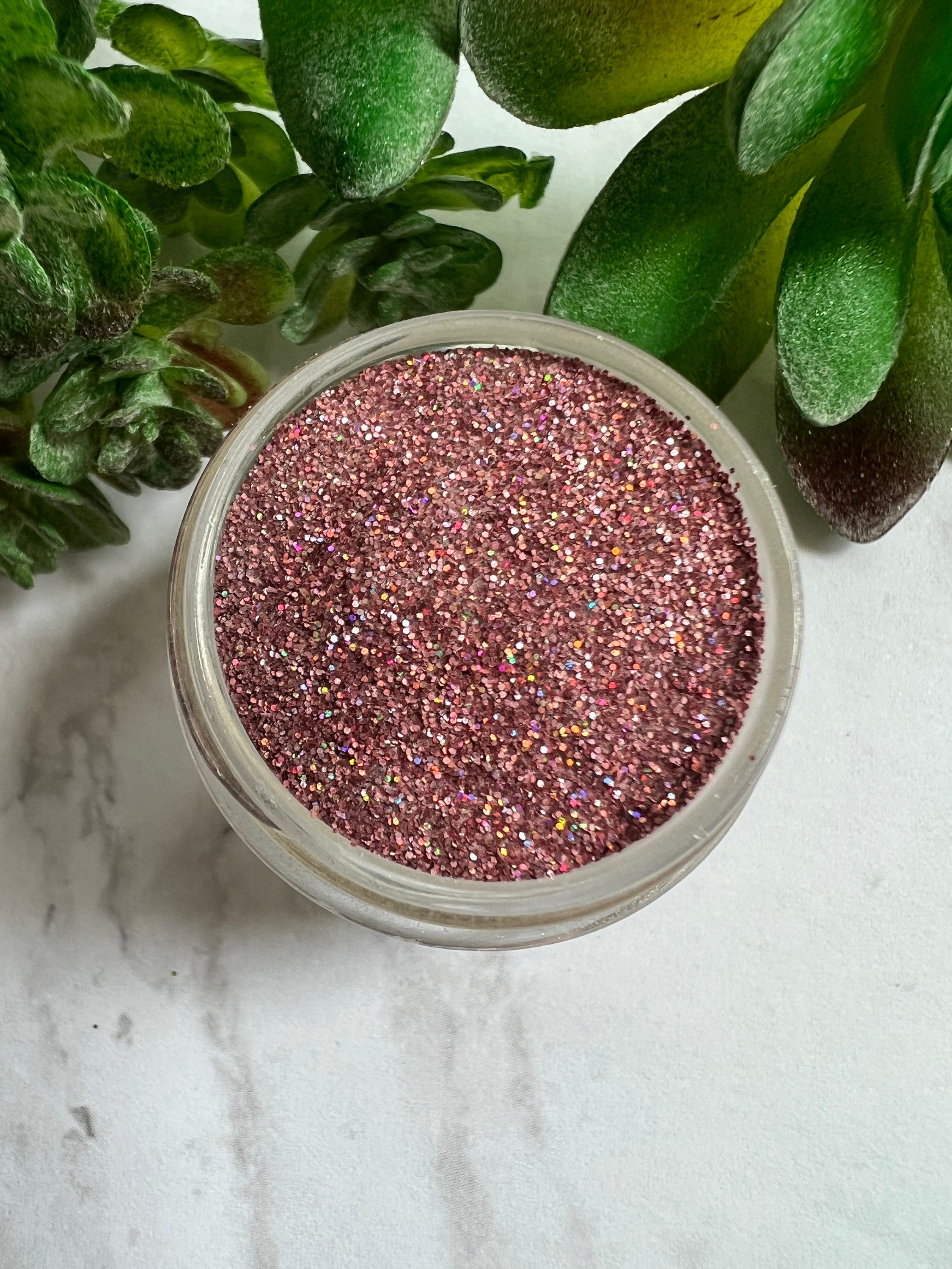Namaste Rose Gold Holographic Nail Dip Powder the Hello Holo - Etsy