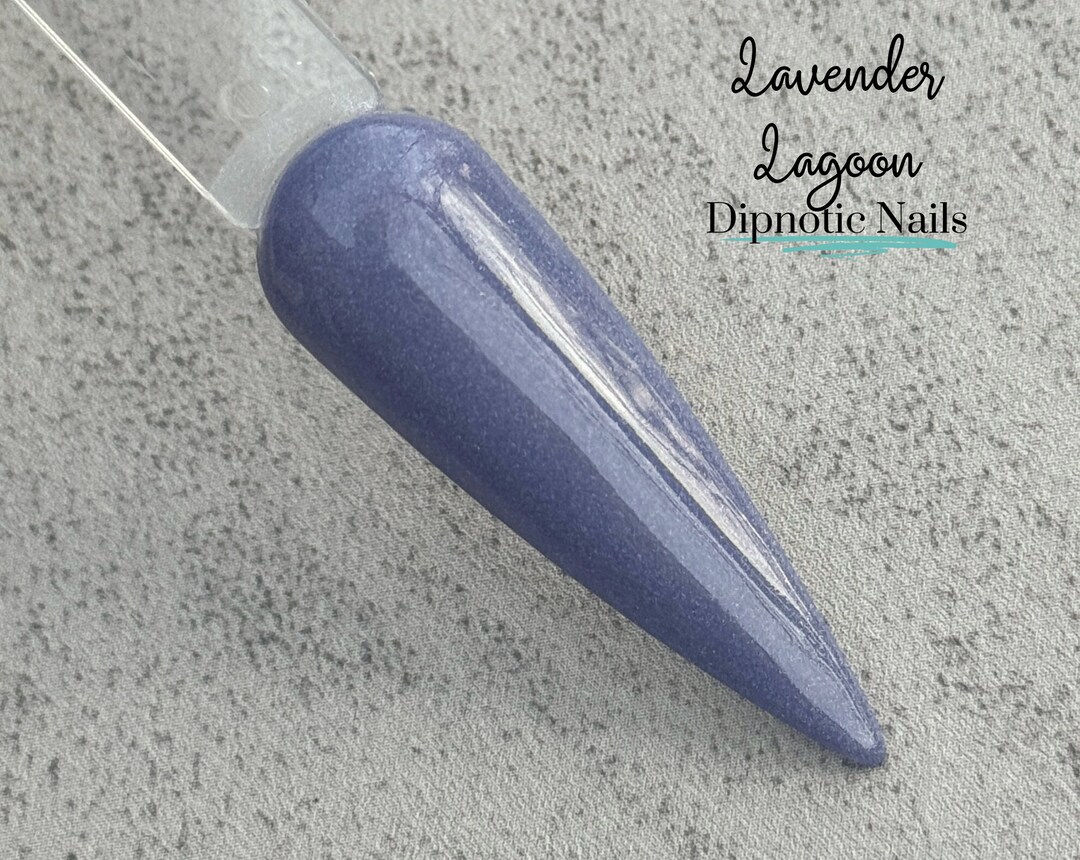 Lavender Lagoon Periwinkle Dip Powder- the Enchanted Waters Collection ...