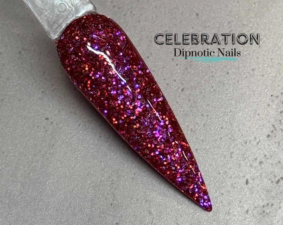 Celebration Dark Hot Pink Nail Dip Powder- the Surprise Party ...