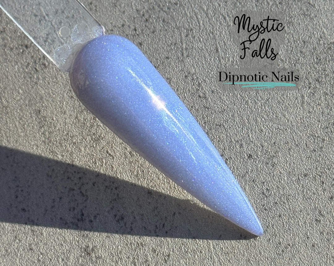 Mystic Falls Periwinkle Dip Powder the Enchanted Waters Collection - Etsy