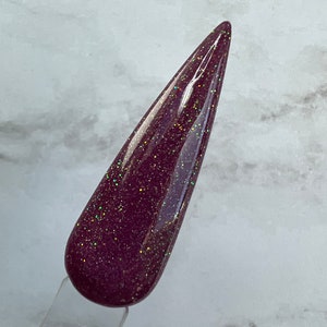 Capricorn Plum Nail Dip Powder Stardust Collection - Etsy