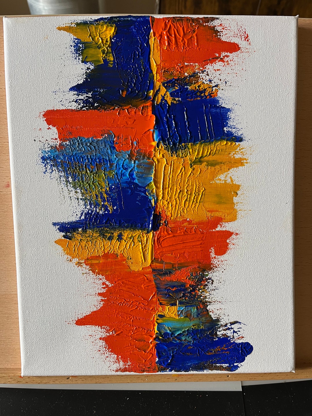 Upbeat Abstract Painting Wall Art - Etsy