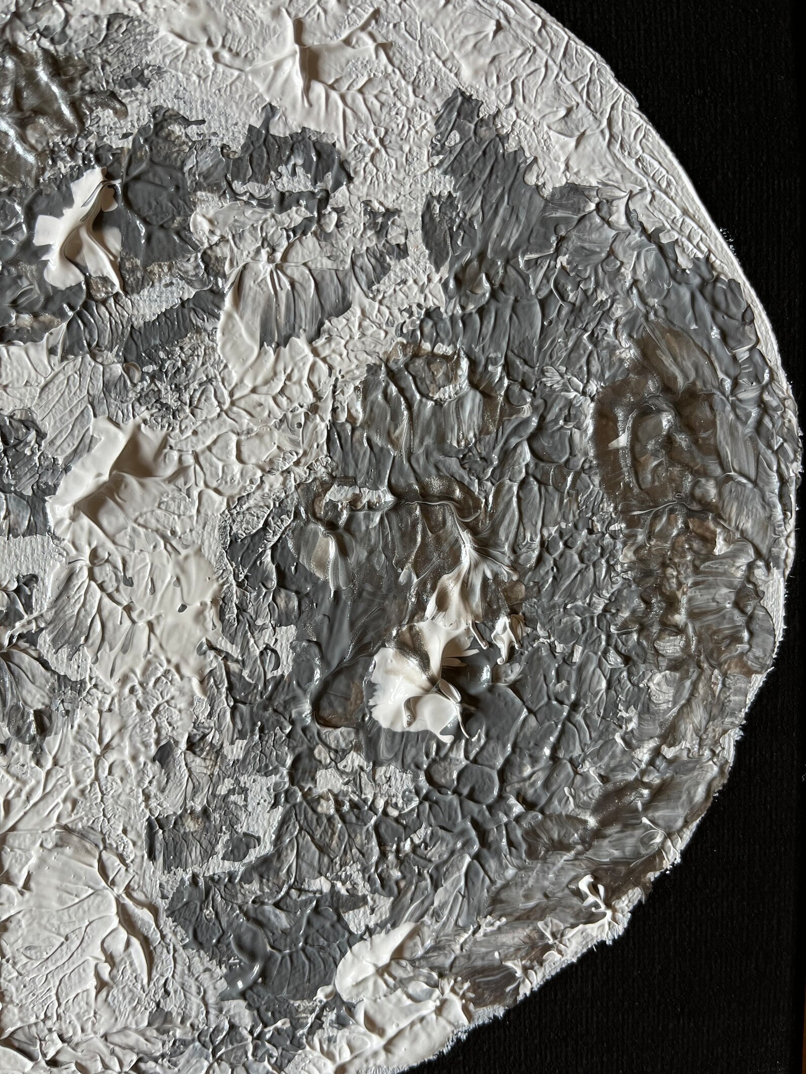 Fully Captivated | Abstract Moon Painting | Wall Art - Etsy