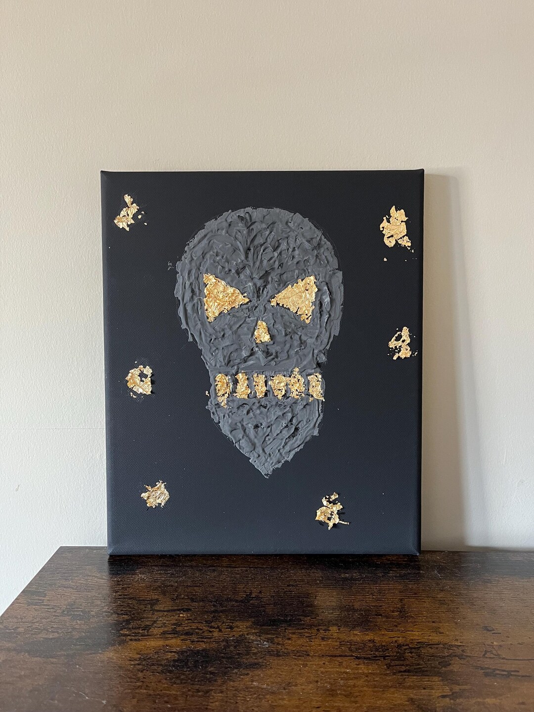Textured Skull | Abstract & Texture Painting | Wall Art - Etsy