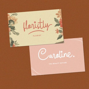 Cutesy Carmen - Handwritten Script, Beauty Font, Monoline, Casual ...