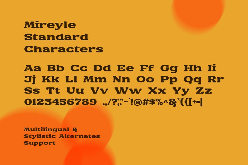 Mireyle Display Font,display Font, Cartoon, Playful, Classic, Vintage ...