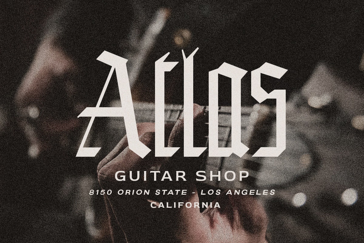 Gargamoth Blackletter Font, Gothic Font, Horror Font, Medieval Castle ...