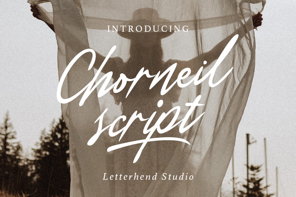 Chorneil Script, Feminine Font, Script Font, Casual Font, Organic ...
