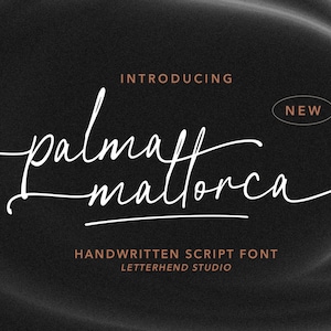 Palma Mallorca Font: Chic Handwritten Script With Swash - Etsy
