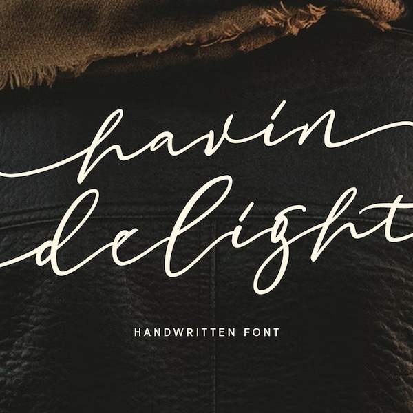 Modern Hand Written Font - Etsy